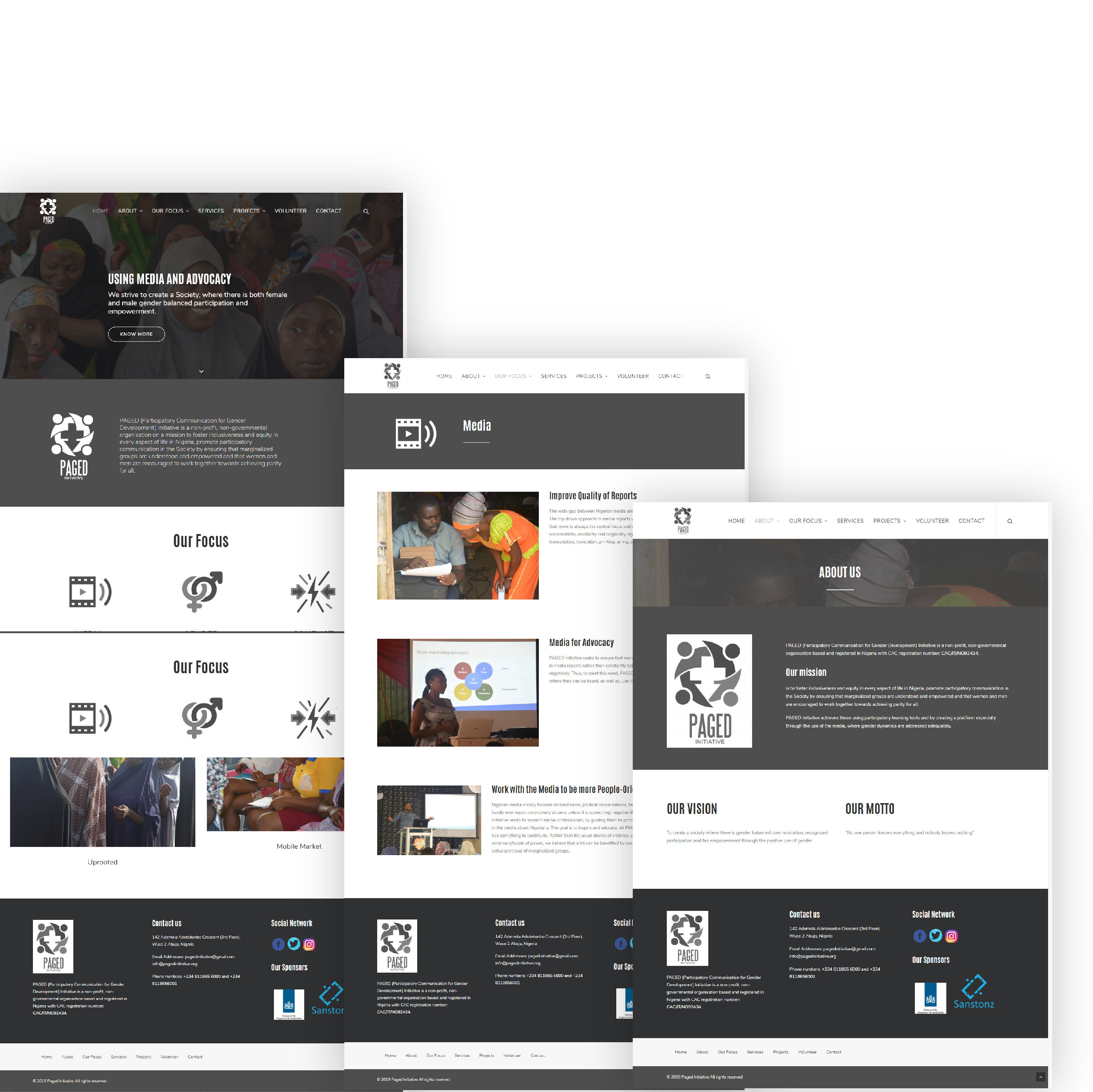 Website Design | Paged Initiative - Endgame